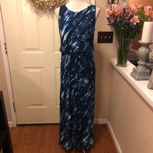 Heidi Weisel | Dresses | Heidi Weisel Pretty Blue Sleeveless Maxi Dress ...